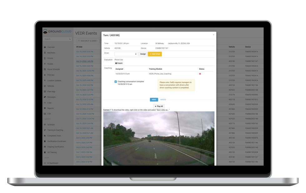 VEDR Dashcam Safety & Telematics Solution