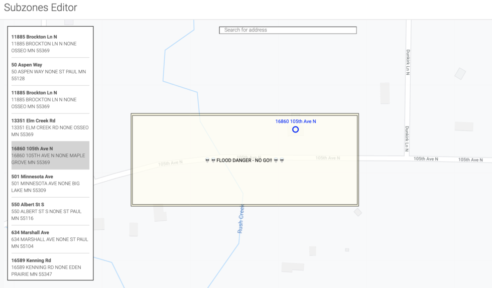 Customized Mapping with GroundCloud Subzones